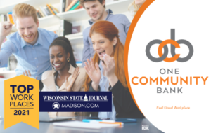 OCB Named Top Workplace in 2021 | One Community Bank