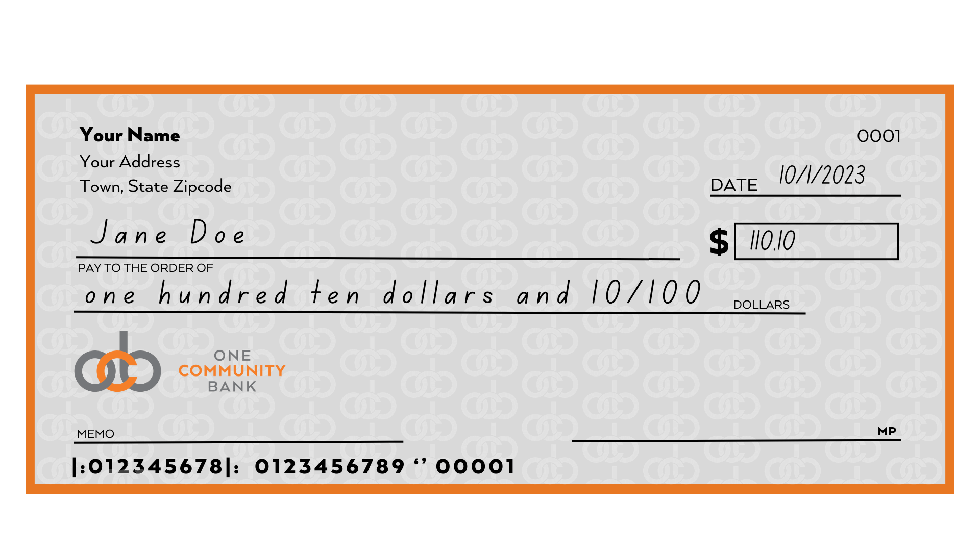 How To Write a Check: A Step-by-Step Guide | One Community Bank