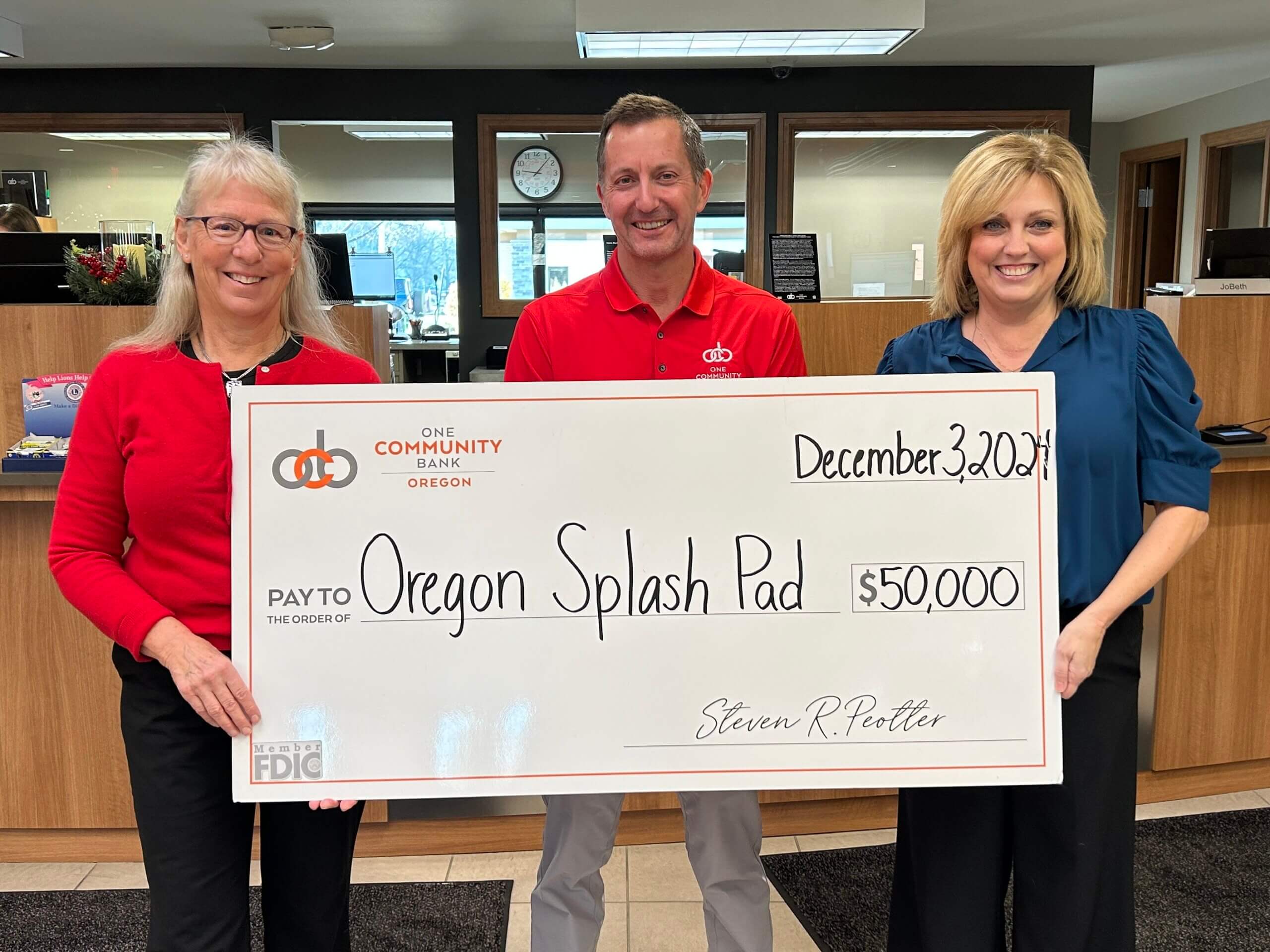 One Community Bank Matches Donations Up to $50,000 for New Oregon ...