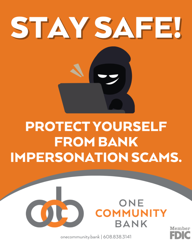 Protect Yourself from Bank Impersonation Scams | One Community Bank